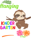 Kindergarten Teachers 100 Days Of School Sloth Funny Pre-K - Funny 100 ...