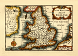 "Devonshire" Devon County Map, England Stickers