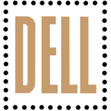 Vintage Dell Logo Stickers