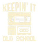 Keeping It Old School Vintage Cassette Tape, VHS A Stickers