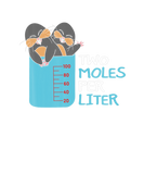 Two Moles Per Liter Science Theme Chemistry Stickers