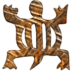 African Adinkra Symbols DENKYEM Stickers