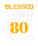 Vintage Blessed By God For 80 Years Happy 80Th Bir Stickers
