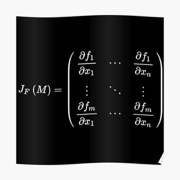 Jacobian Matrix, Important Tool Of Differential Calculus Dark Version ...