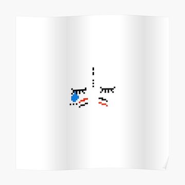 XXXTentacion Pixel Art Premium Matte Vertical Poster