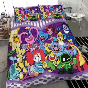 Personalized Huggy Wuggy Poppy Playtime Bedding Set