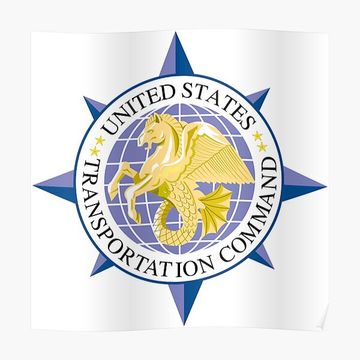United States Transportation Command (USTRANSCOM) Emblem Premium Matte ...