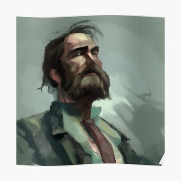 Disco Elysium - Harry Dubois Fan Art Premium Matte Vertical Poster