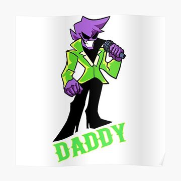 Fnf Daddy Friday Night Funkin Premium Matte Vertical Poster
