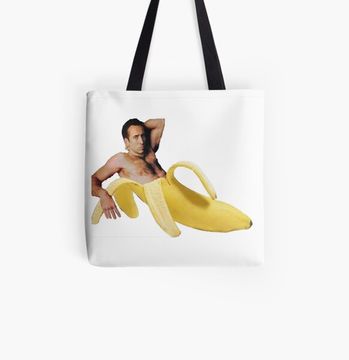 Nicolas Cage In A Banana - Original Yellow Bag