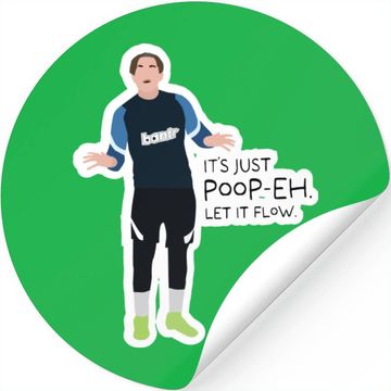 Ted Lasso It's Just Poop-eh Jamie Tartt Season 3 Stickers