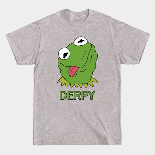 Derpy Kermit The Frog - Kermit The Frog - T-Shirt