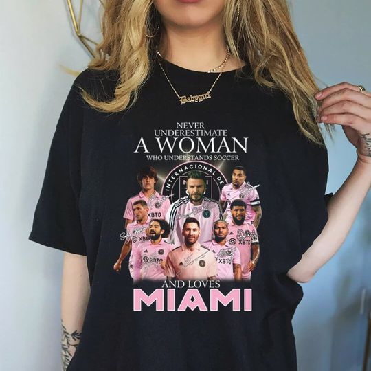 Inter Miami T-Shirt, Camiseta Inter Miami CF, Messi M10 In Miami ...