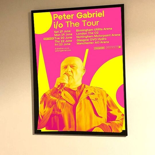Peter Gabriel Tour 2023 Poster