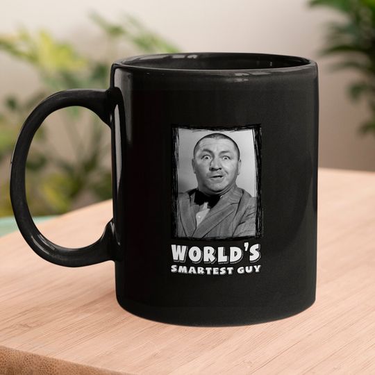 The Three Stooges Curly, World's Smartest Guy Mugs