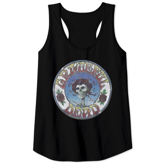 Grateful Dead Skull And Roses Tank Tops