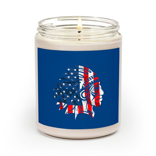 Native American USA Indigenous People 4th Of July Scented Candles