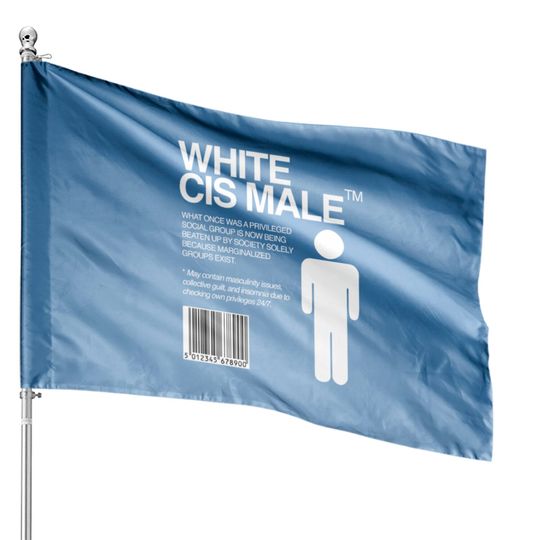 White Cis Male House Flags