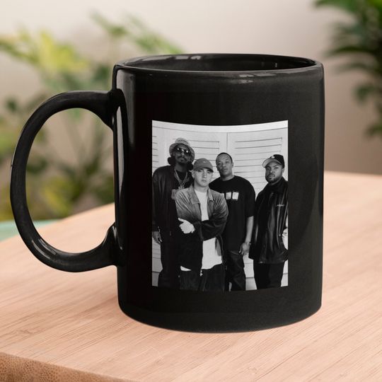 Eminem Dr Dre Ice Cube And Snoop Dogg Rap Legend Vintage 90s Mugs