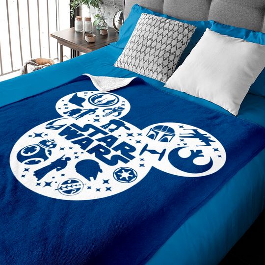 Personalized 2022 Disney Family Matching Baby Blankets