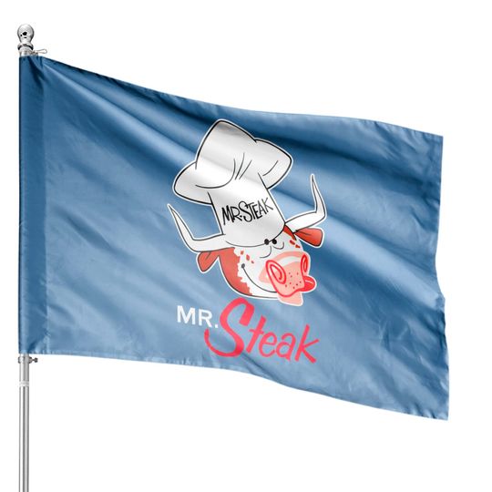 MR. STEAK House Flags - Defunct Restaurant Chain Logo - Black Version ...
