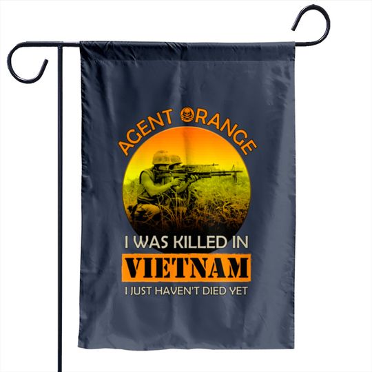 Agent Orange Garden Flags