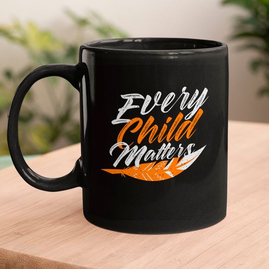 Every Child Matters Vintage Indian Feather Pullover Mugs