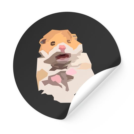 Scared Hamster Meme - Meme - Stickers