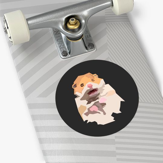 Scared Hamster Meme - Meme - Stickers