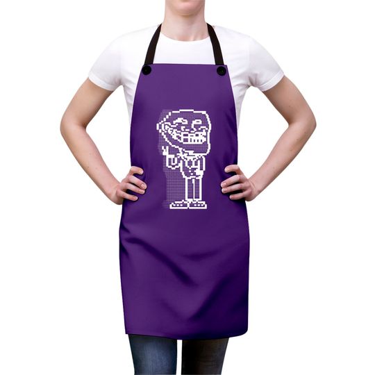 Troll Face Ascii Troll Face Meme Aprons