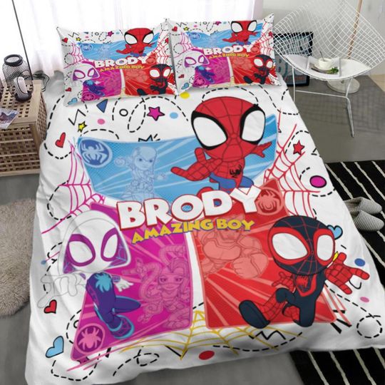 Spidey And His Amazing Friends Bedding Set