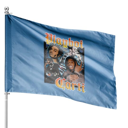 Vintage Playboi Carti House Flags