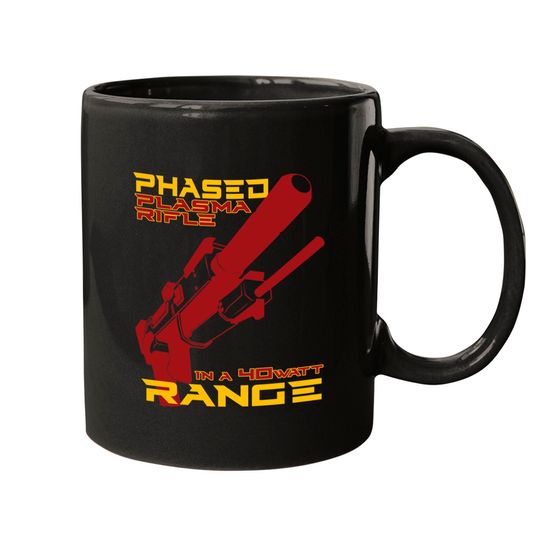 Phased Plasma Rifle In A 40 Watt Range - Terminator - Mugs