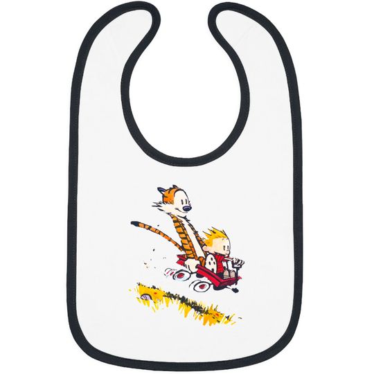 Classic Calvin And Hobbes T- Bibs (Comic Strip) | Vintage Comic Strip Bibs