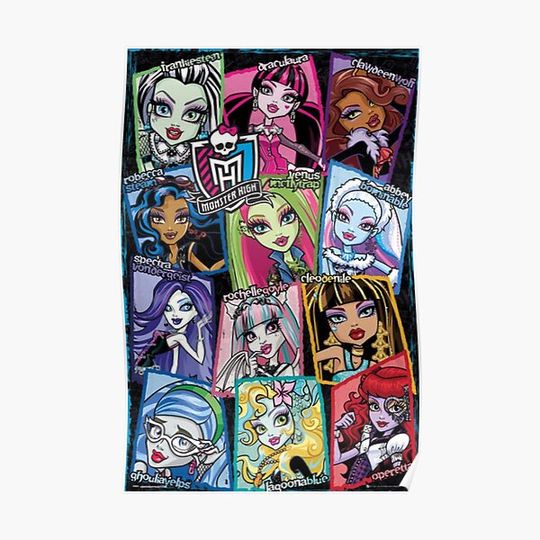 Monster High Character Premium Matte Vertical Poster