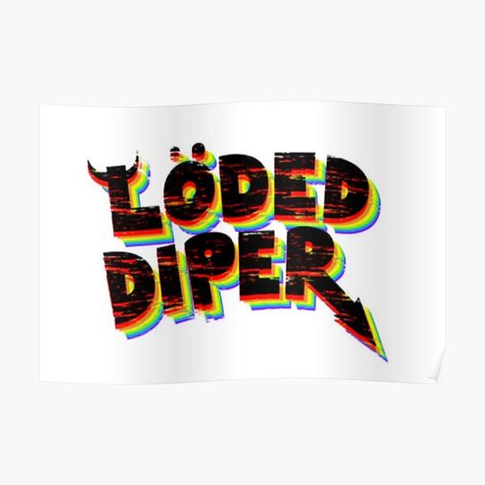 Rainbow Loaded Diper Premium Matte Vertical Poster