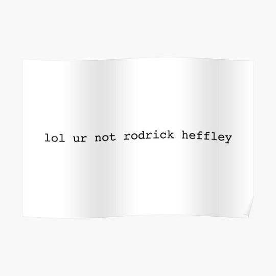 Lol Ur Not Rodrick Heffley Premium Matte Vertical Poster