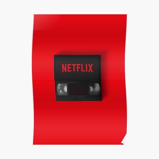 Once Appon A Time - Netflix Retro Premium Matte Vertical Poster