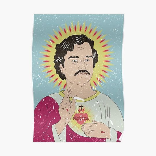 Saint Pablo Escobar Premium Matte Vertical Poster