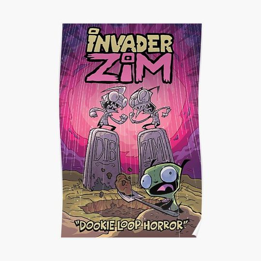 Invader Zim Poster Premium Matte Vertical Poster