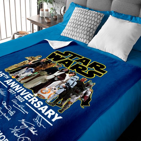 Star Wars 45th Anniversary 1977-2022 Thank You For The Memory Baby Blankets