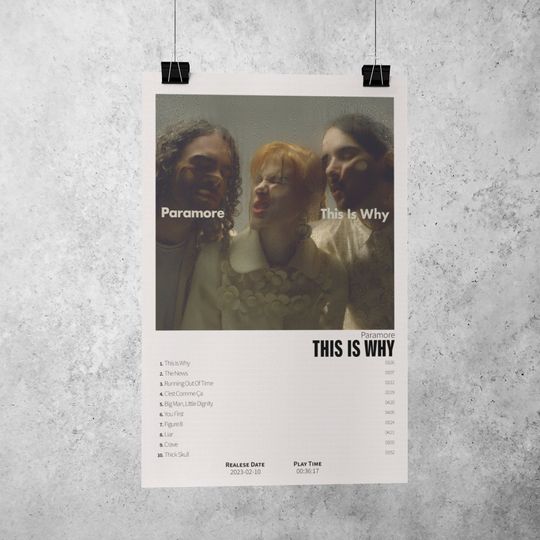 Paramore - This Is Why | Album Cover Poster For Wall Art | Home Decor Und