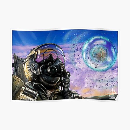 Pilot Encountering A Cube Within A Sphere UFO/UAP Premium Matte ...