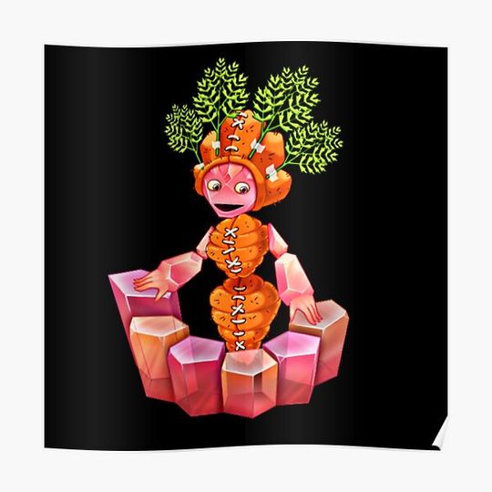 My Singing Monsters Character Jeeode Premium Matte Vertical Poster