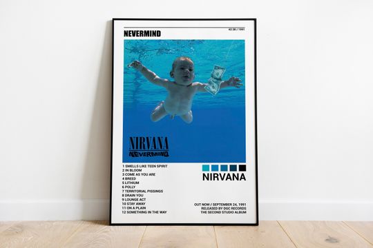 Nirvana Posters, Nevermind Poster