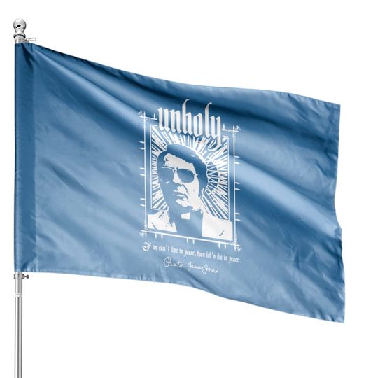 Jim Jones Unisex Heavy Cotton House Flags The People's Temple, Unholy ...