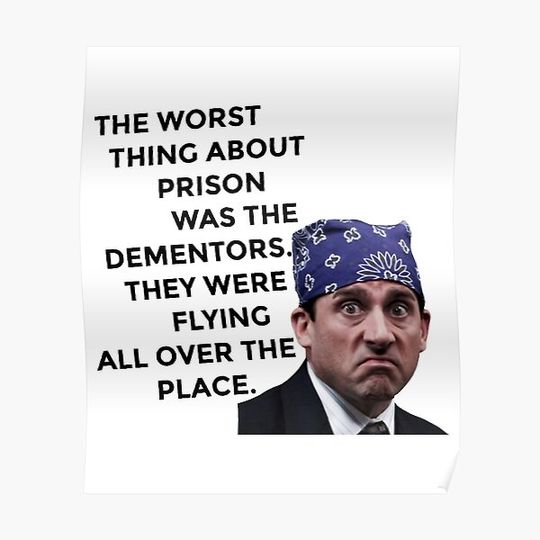 Prison Mike The Office Premium Matte Vertical Poster