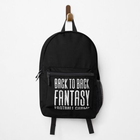 Back To Back Fantasy Football Champ Backpack
