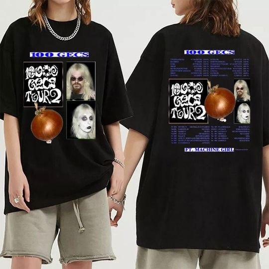 100 Gecs Shirt , 100 Gecs 2023 Tour Shirt, 100 Gecs Fan Shirt, 100 Gecs ...