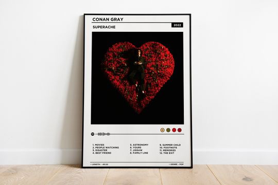 Conan Gray - Superache Album Poster / Album Cover Poster / Album Poster ...